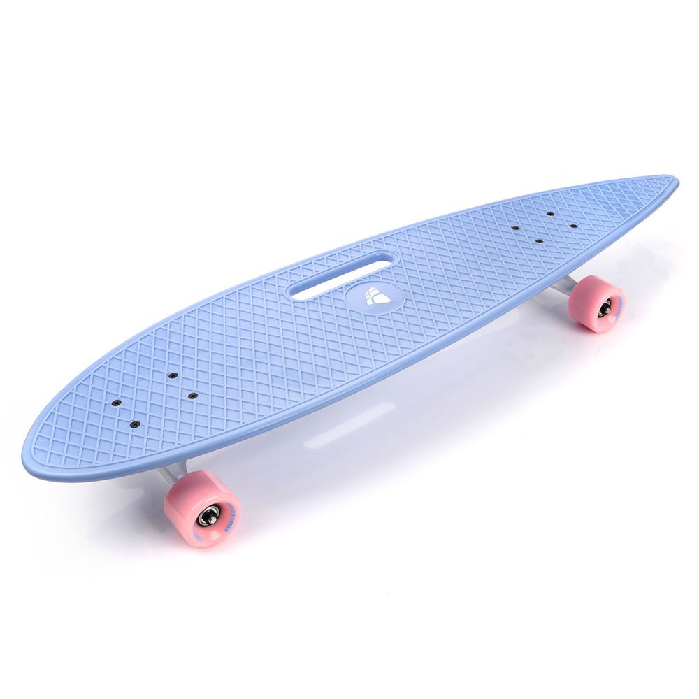 PLASTIC LONGBOARD METEOR blue/pink/silver | SALE SPORT \ SKATE ...